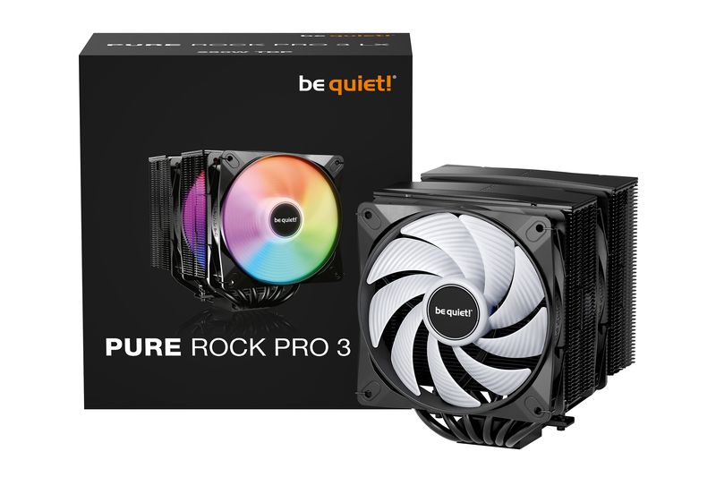 Cooler BE QUIET Pure Rock Pro 3 LX, RGB, za Int | Links slo